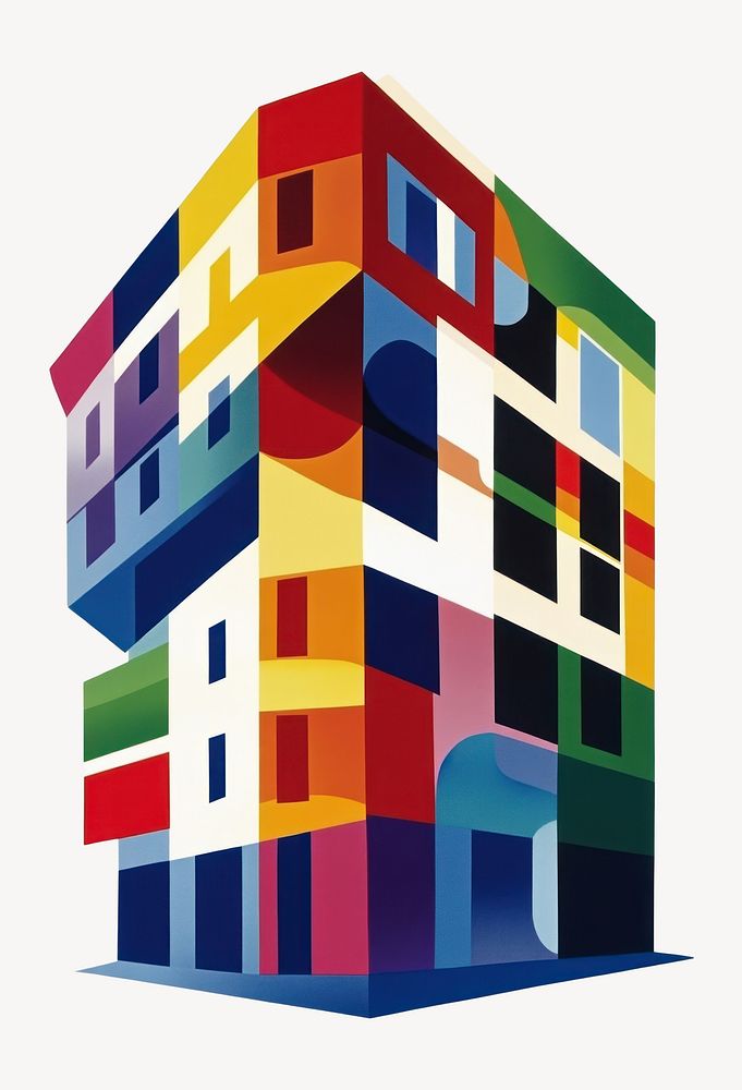 Building art architecture illustration vector | Free Vector - rawpixel