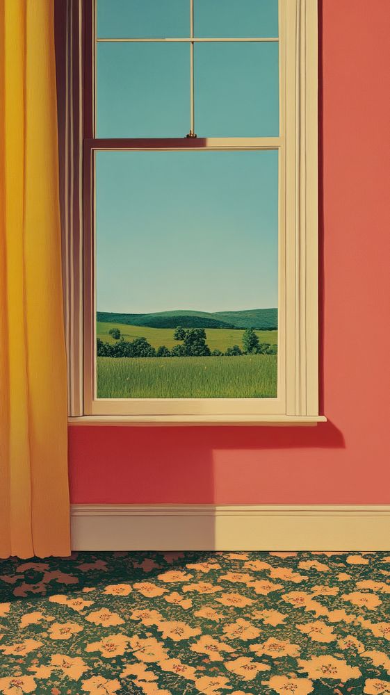 Minimal empty room landscape wallpaper | Free Photo Illustration - rawpixel