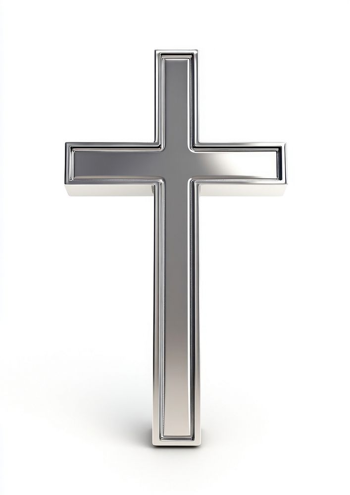 Chrome cross symbol representation religious. | Free Photo Illustration ...