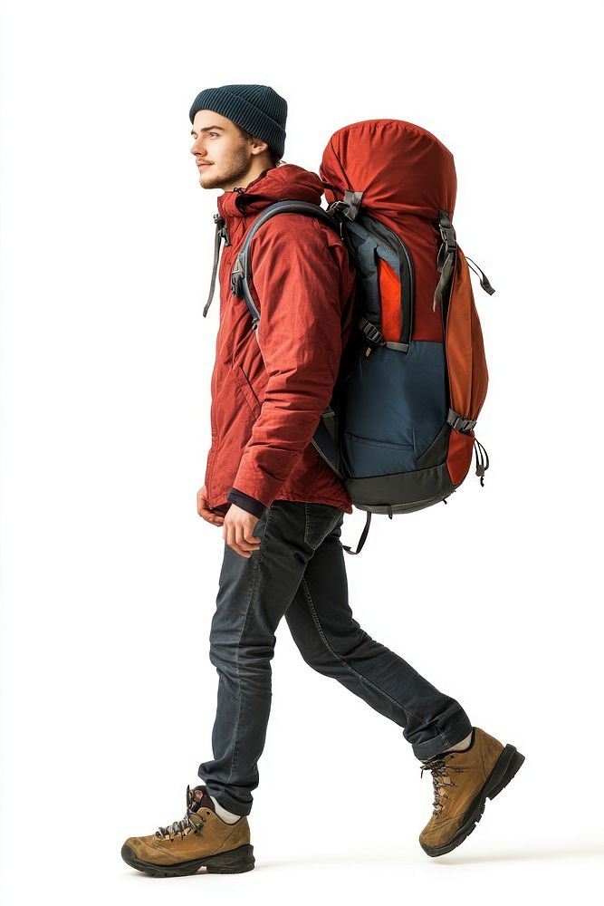 young adult backpacker backpacking clothing | Free Photo - rawpixel
