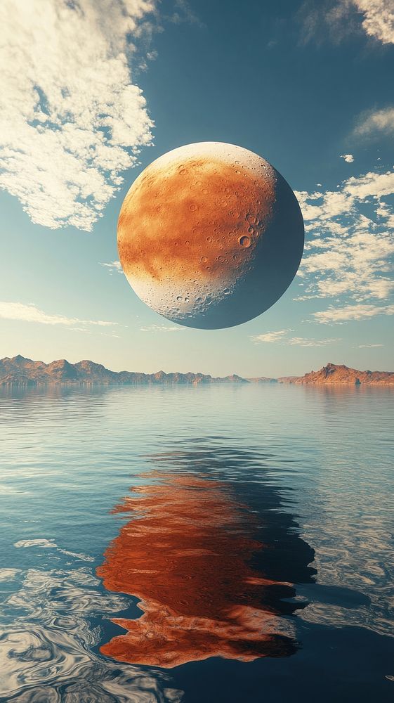 The mars sky reflection atmosphere. | Free Photo - rawpixel