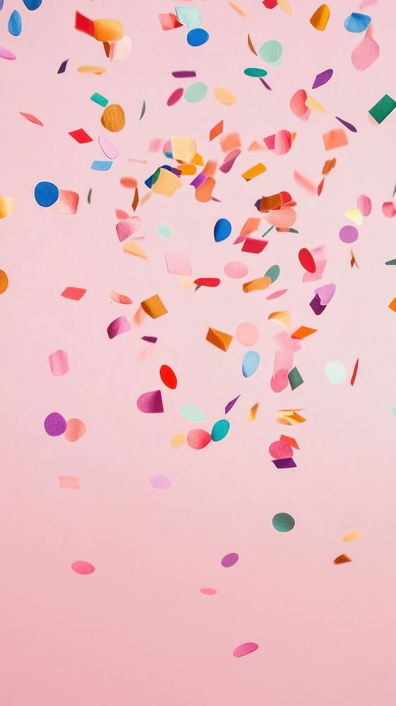 Confetti falling confetti background colorful | Premium Photo - rawpixel