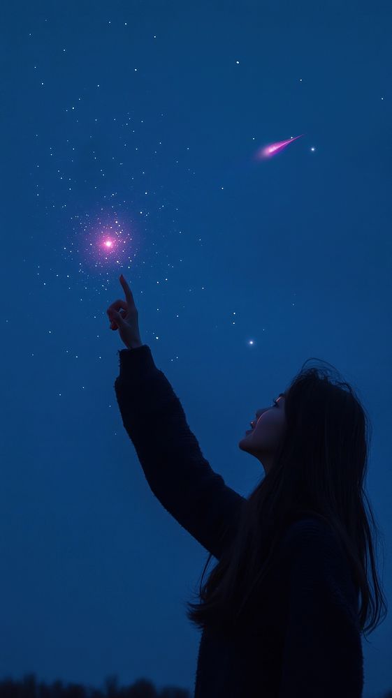 Starry night sky wonder photo | Free Photo - rawpixel