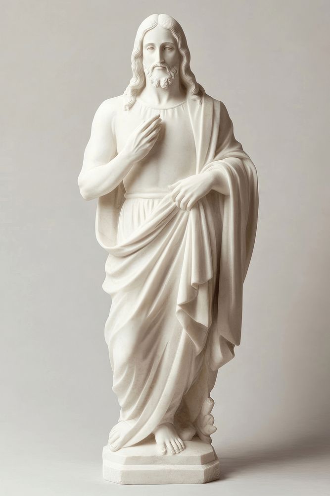 carved marble stone statue Jesus | Free Photo - rawpixel