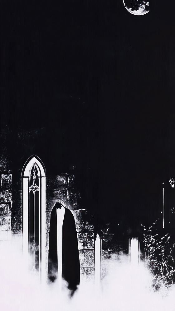 Black and white gradient gothic | Free Photo Illustration - rawpixel