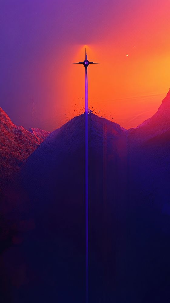 Cybersigilism design wallpaper scenery sky | Free Photo Illustration ...