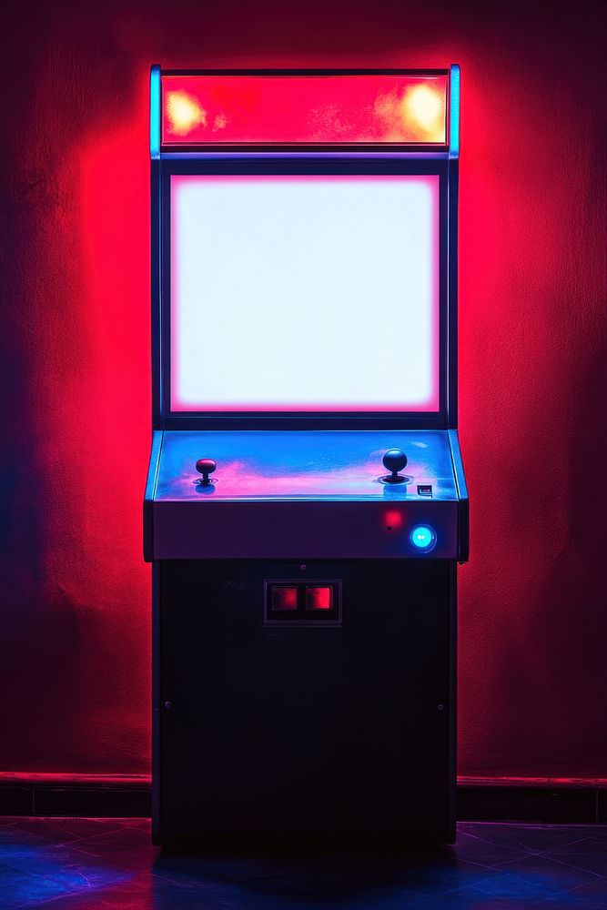 Arcade machine lights nostalgia vintage. | Free Photo - rawpixel