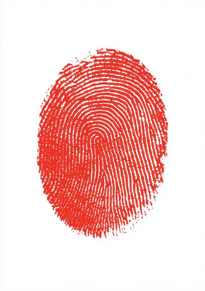 Finger print red verification fingerprint. | Free Photo Illustration ...