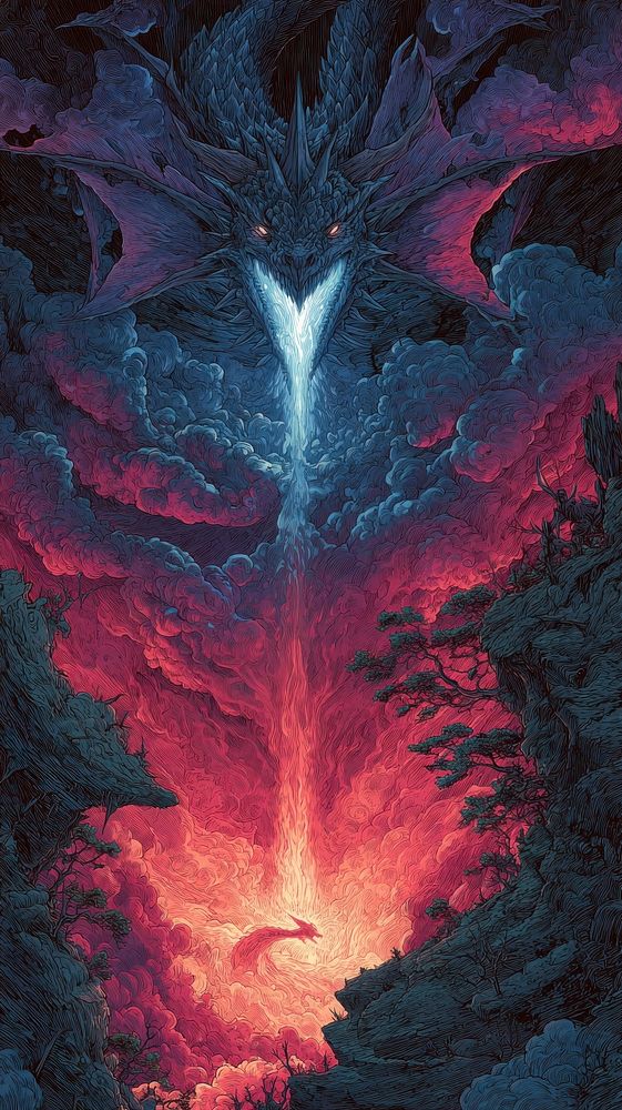 Dark Clouds Painting Mobile Wallpaper Images | Free Photos, PNG ...