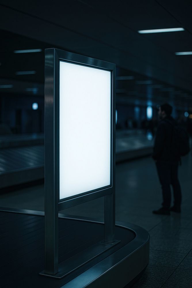 Night At The Airport Billboard Images | Free Photos, PNG Stickers ...