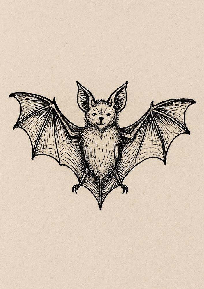Bats Wallpaper Design Vintage Mobile Background Images | Free Photos ...