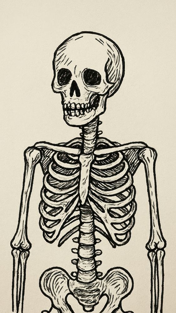 Skeleton+wallpaper Art Vintage Texture Images | Free Photos, PNG ...