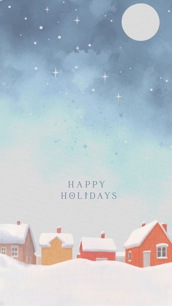 Snow Rooftop Wallpaper Christmas Scene Winter Images | Free Photos, PNG ...