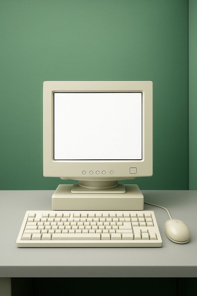 Old Computer Monitor Retro Mockup Images | Free Photos, PNG Stickers ...