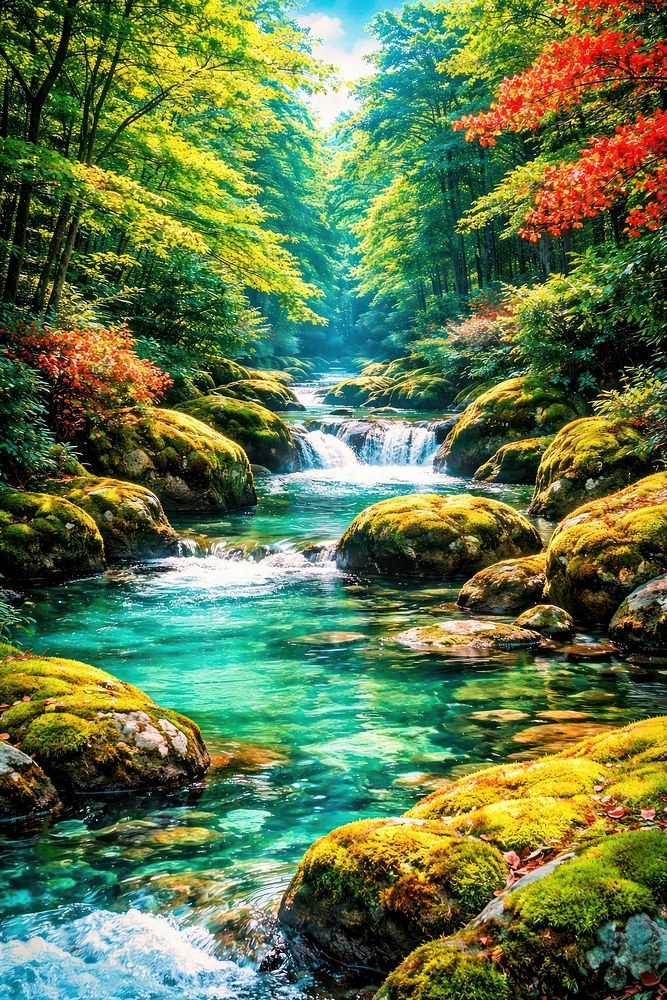 Green Wallpaper Forest Landscape Scenery Images | Download Free Design ...