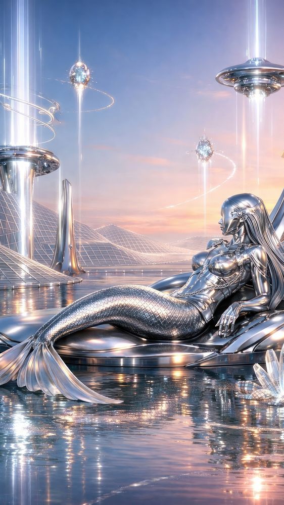 Mermaid Wallpaper Aesthetic JPG Grid Images | Free Photos, PNG Stickers ...