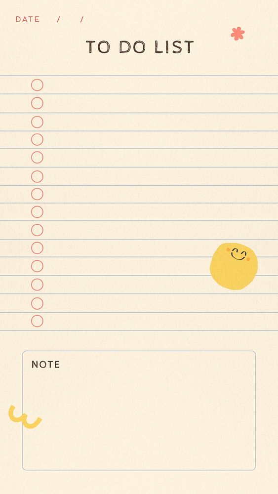 Paper List Cute Design Resource Images | Free Photos, PNG Stickers ...