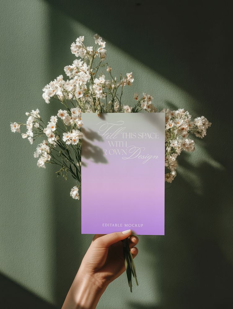 Flyers+design+minimalist Mockup Paper Light Texture Images | Free ...