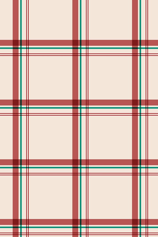 Cream plaid background, grid pattern | Premium Vector - rawpixel