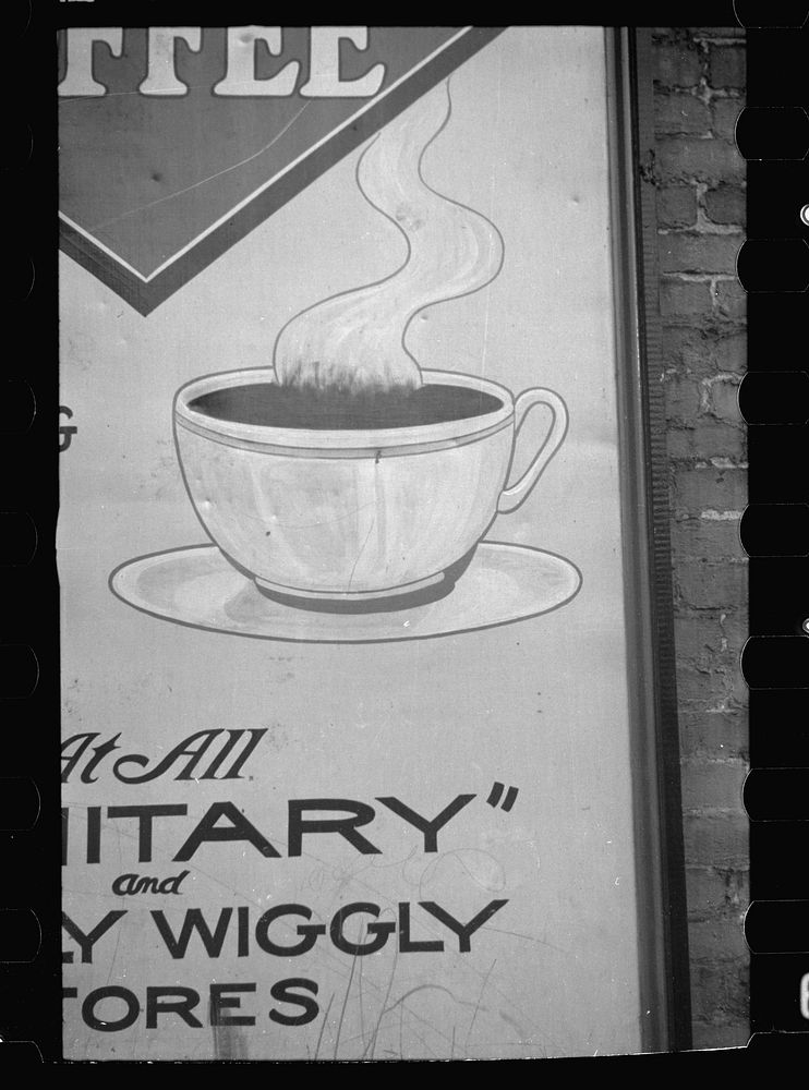 Advertisement coffee, Washington, D.C.. Sourced | Free Photo - rawpixel