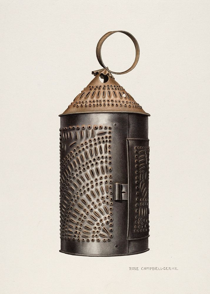 Lantern (1935–1942) Rose Campbell Gerke. | Free Photo Illustration ...