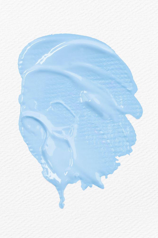 Blue paint smudge textured psd | Free PSD - rawpixel