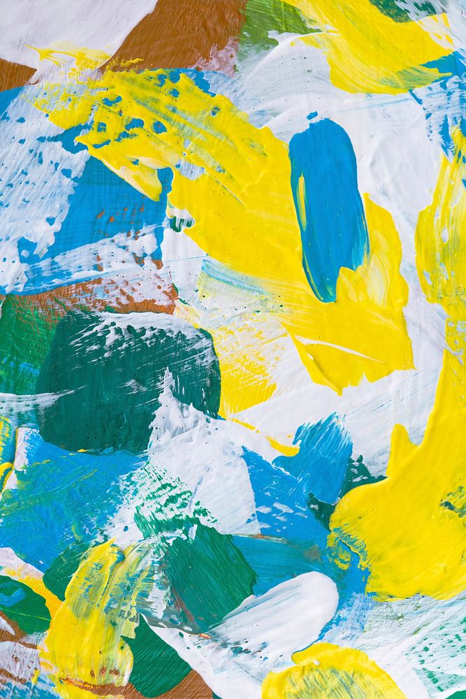 Yellow paint textured background abstract | Free Photo - rawpixel