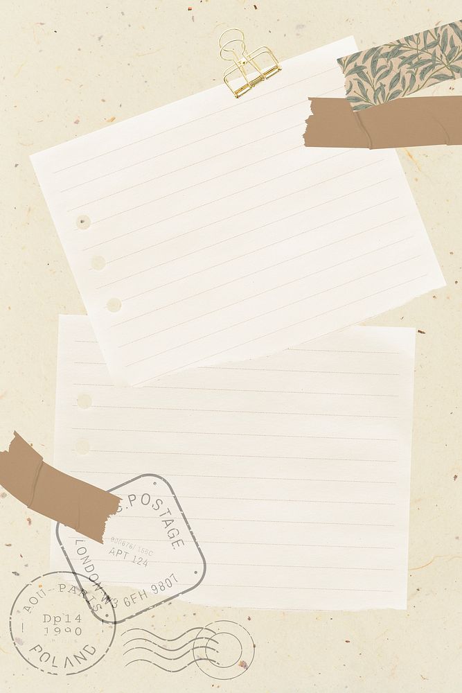 Vintage paper frame background, stationery | Premium Photo - rawpixel