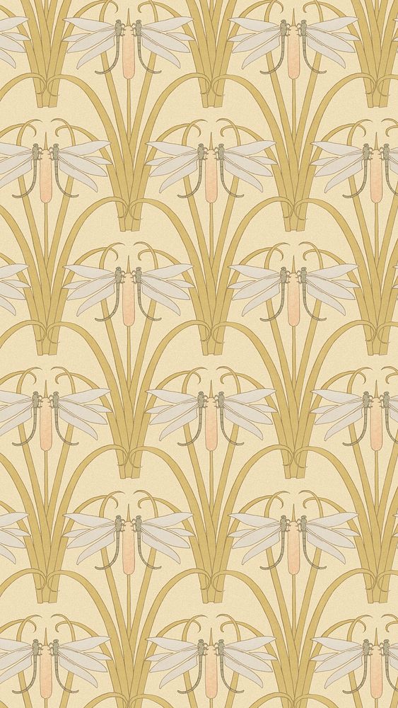 Maurice’s dragonfly pattern phone wallpaper, | Premium Photo ...