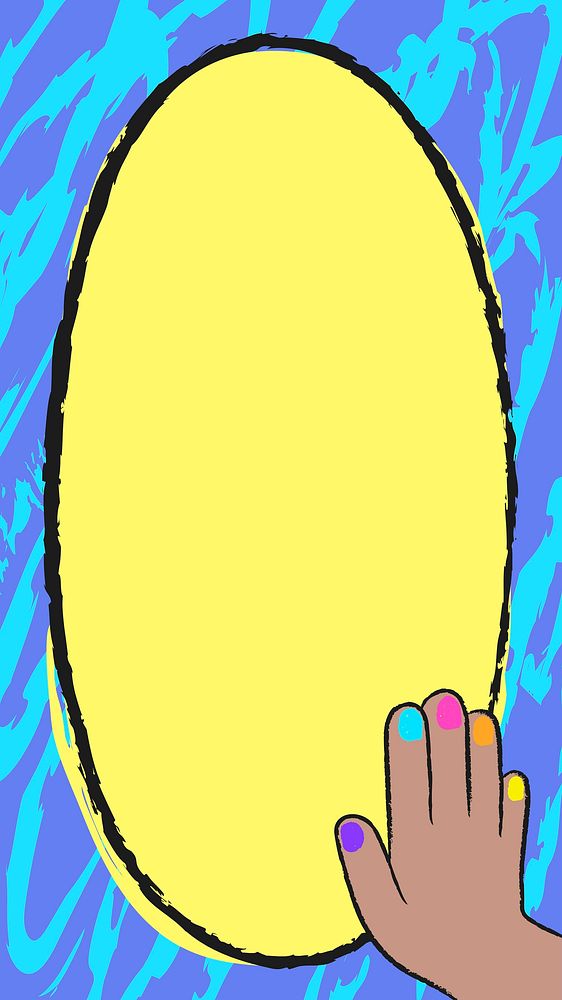 Blue funky Instagram story frame, | Premium Photo - rawpixel