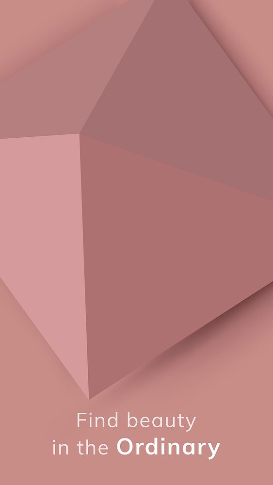 3D geometric Instagram story, pyramid | Free Photo - rawpixel