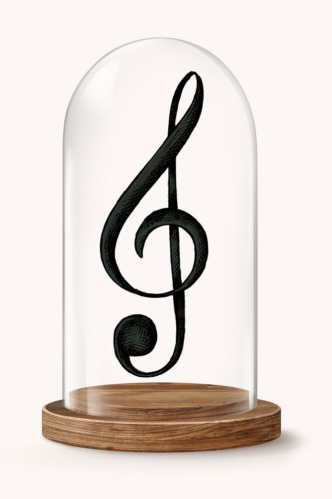 Musical note glass dome, music | Free Photo - rawpixel