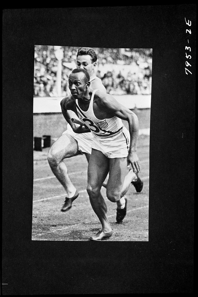 [Untitled photo shows: Jesse Owens | Free Photo - rawpixel