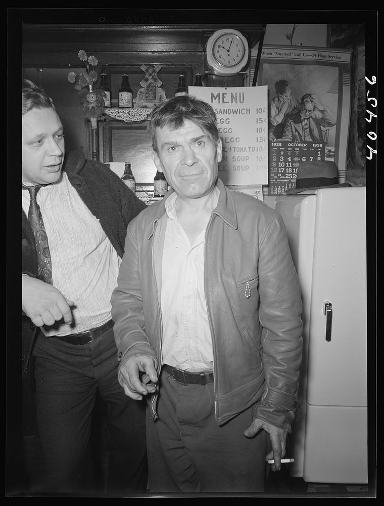 Shenandoah, Pennsylvania. Two miners Filipek's | Free Photo - rawpixel