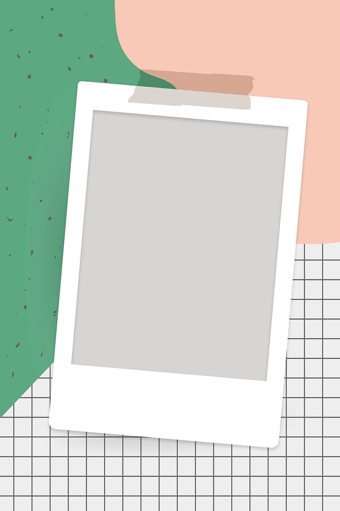 Instant photo frame psd abstract | Premium PSD - rawpixel