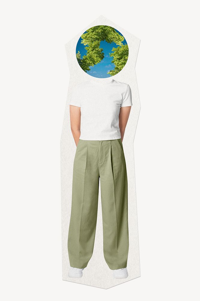 Natural globe head woman, environment | Premium Photo - rawpixel