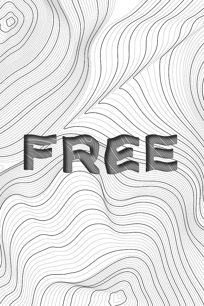 Dark gray free word typography | Free Photo - rawpixel
