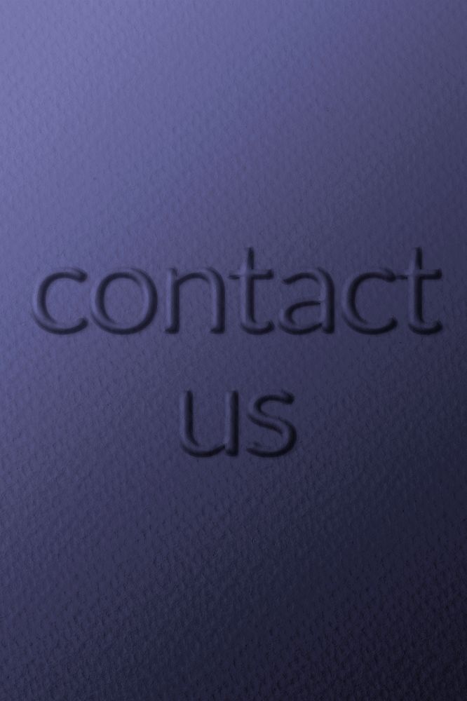 Contact us message emboss typography | Free Photo - rawpixel