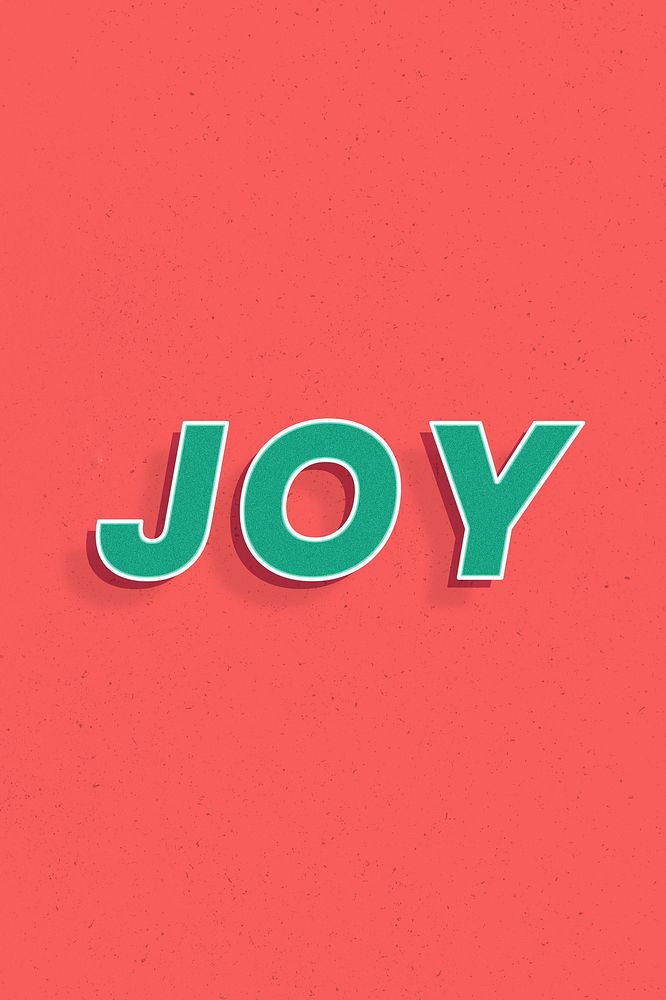 Joy text italic font shadow | Free Photo - rawpixel