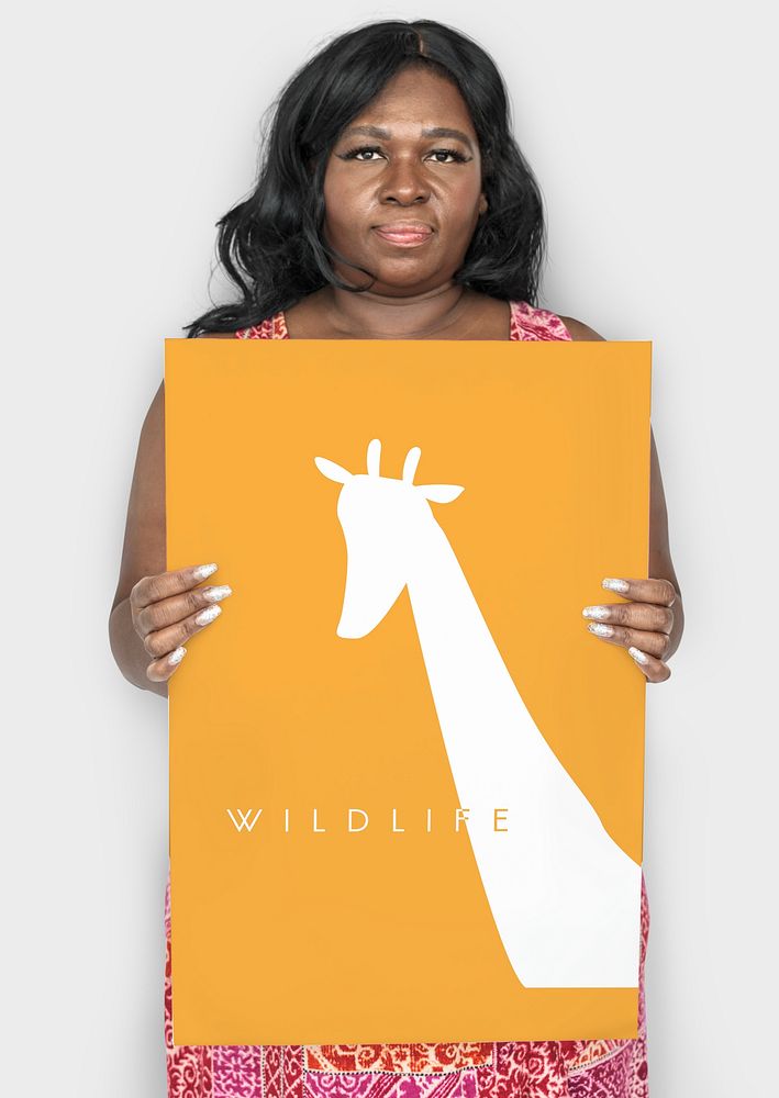 Animal Wildlife Word Giraffe Graphic | Premium Photo - rawpixel