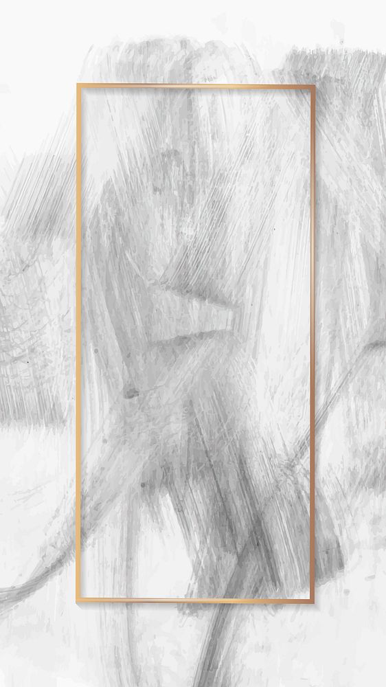Rectangle gold frame paint textured | Premium Vector - rawpixel