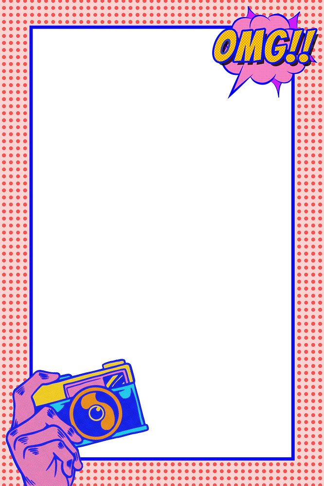 OMG photo frame design resource | Premium PSD - rawpixel