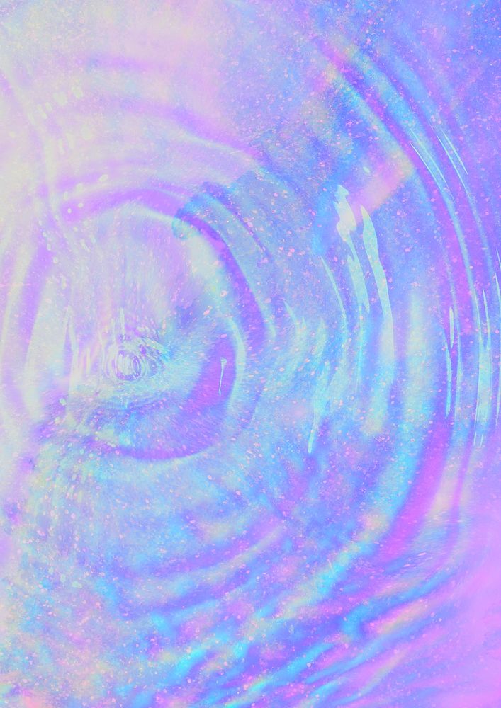 Purple holographic water ripple background | Free Photo - rawpixel