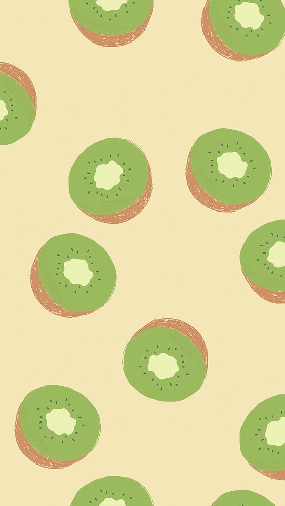 Vector seamless kiwi pattern pastel | Premium Vector - rawpixel