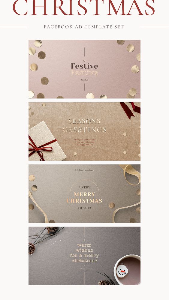 Christmas social media template vector | Premium Vector - rawpixel