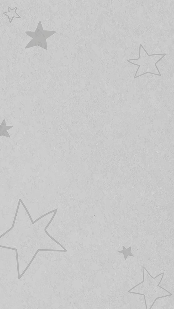 Gray stars hand drawn vector | Premium Vector - rawpixel
