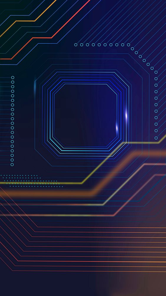 Smart microchip technology background vector | Premium Vector - rawpixel