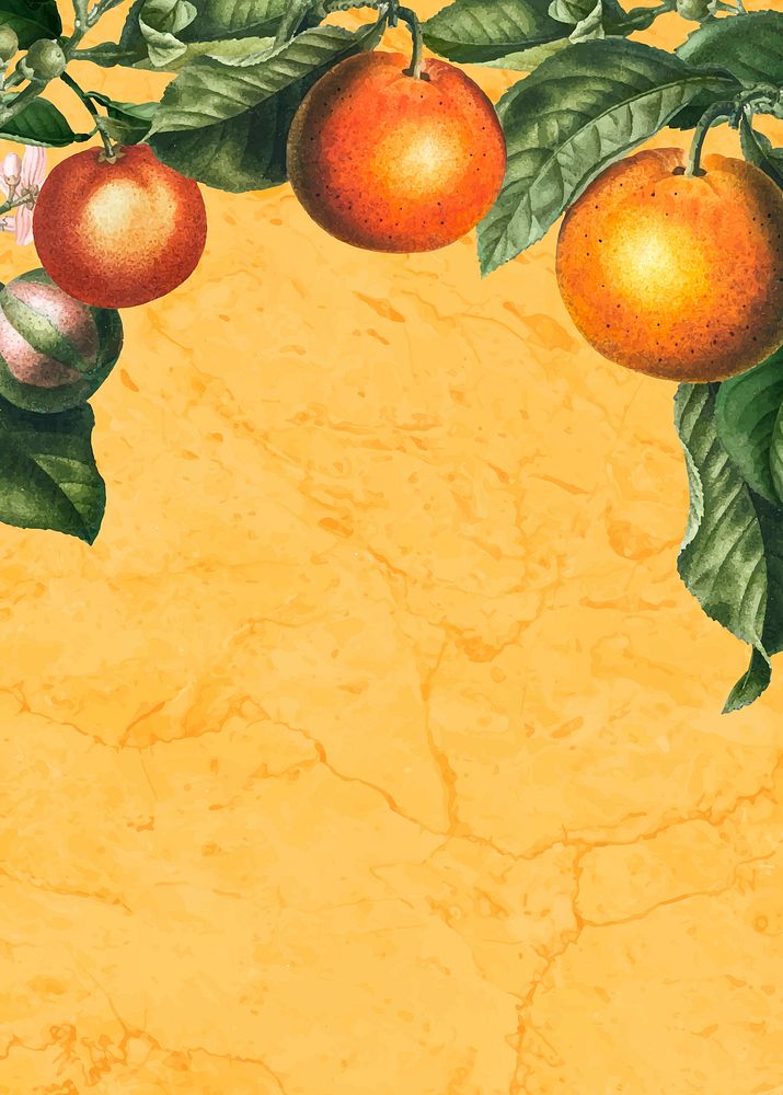 Tropical oranges yellow marble texture | Premium Vector - rawpixel