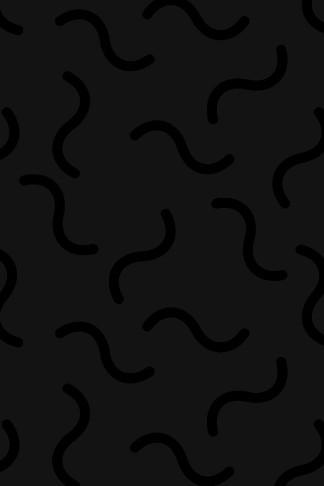 Black doodle pattern background vector | Premium Vector - rawpixel