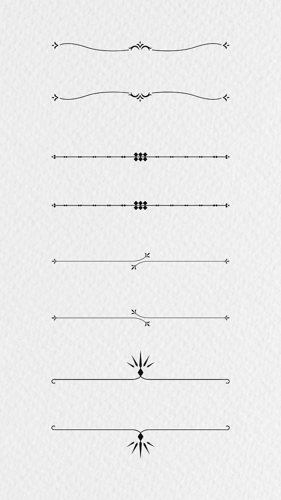 Vintage line frame collection | Premium PSD - rawpixel